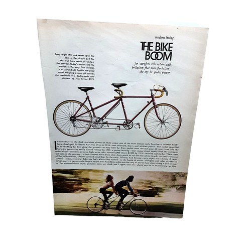 1971 The Bike Boom Original Print Ad Vintage 70s | eBay