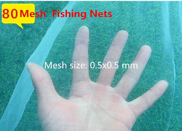 1M Mesh 3/1/0.5/0.2mm Fishing Net Cloth Pond Fish Shrimp Isolation ...