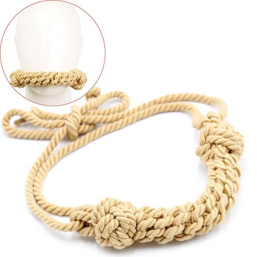 Hemp Rope Binding Open Mouth Gags Restraints Couples Game Slaves ...