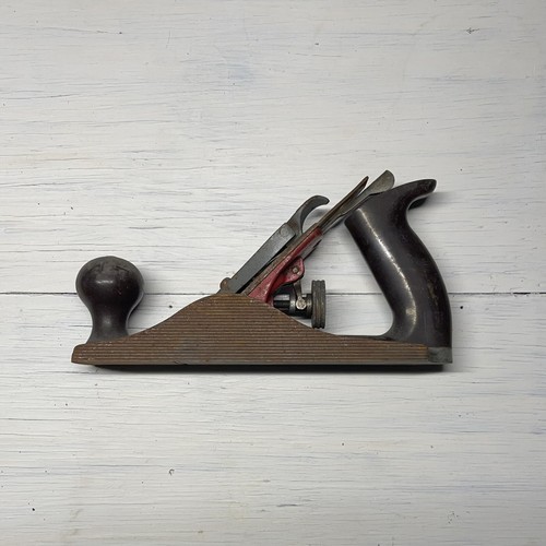 Craftsman Vintage Hand Plane Wood Handle Metal Body Corrugated 9.25” | eBay