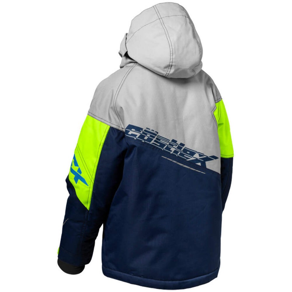 Castle X Code G2 Youth Snowmobile Jacket - Navy/Process Blue/Hi-Vis | eBay
