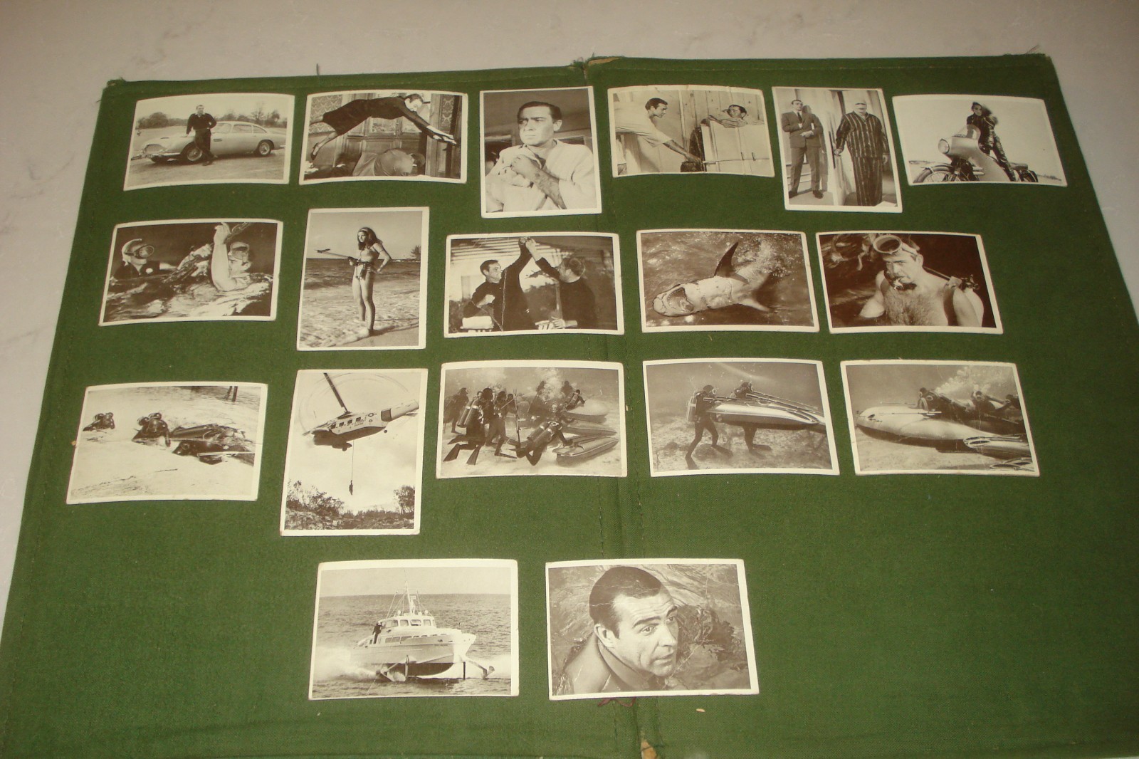 1966 PHILA James Bond Thunderball cards / Lot of 18 Cards NO DUPES LOW ...