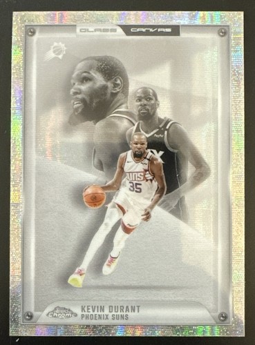 Kevin Durant Glass Canvas Case Hit SSP 2025-26 Topps Chrome Suns ...