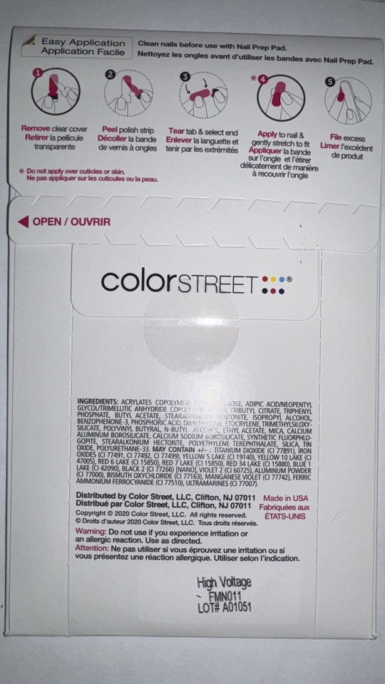 Color Street Nail Strips - Solid Colors from the Neon Collection ...