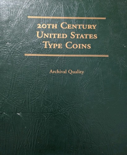 U.S. 20th Century Type Coin Set 29 Coin Set In Littleton Coin Album ...