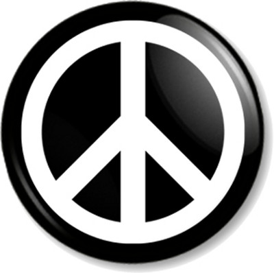 Pacifist Symbol Pacifism Sign Show Peace Gesture. Vector Hand...