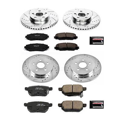 Power Stop Vibe Front + Rear Z23 Evolution Sport Brake Kit FOR 09-10 ...