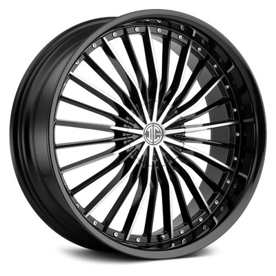 18 inch 18x7.5 2CRAVE No26 Black Machined wheels rims 5x4.13 5x105 +40 ...