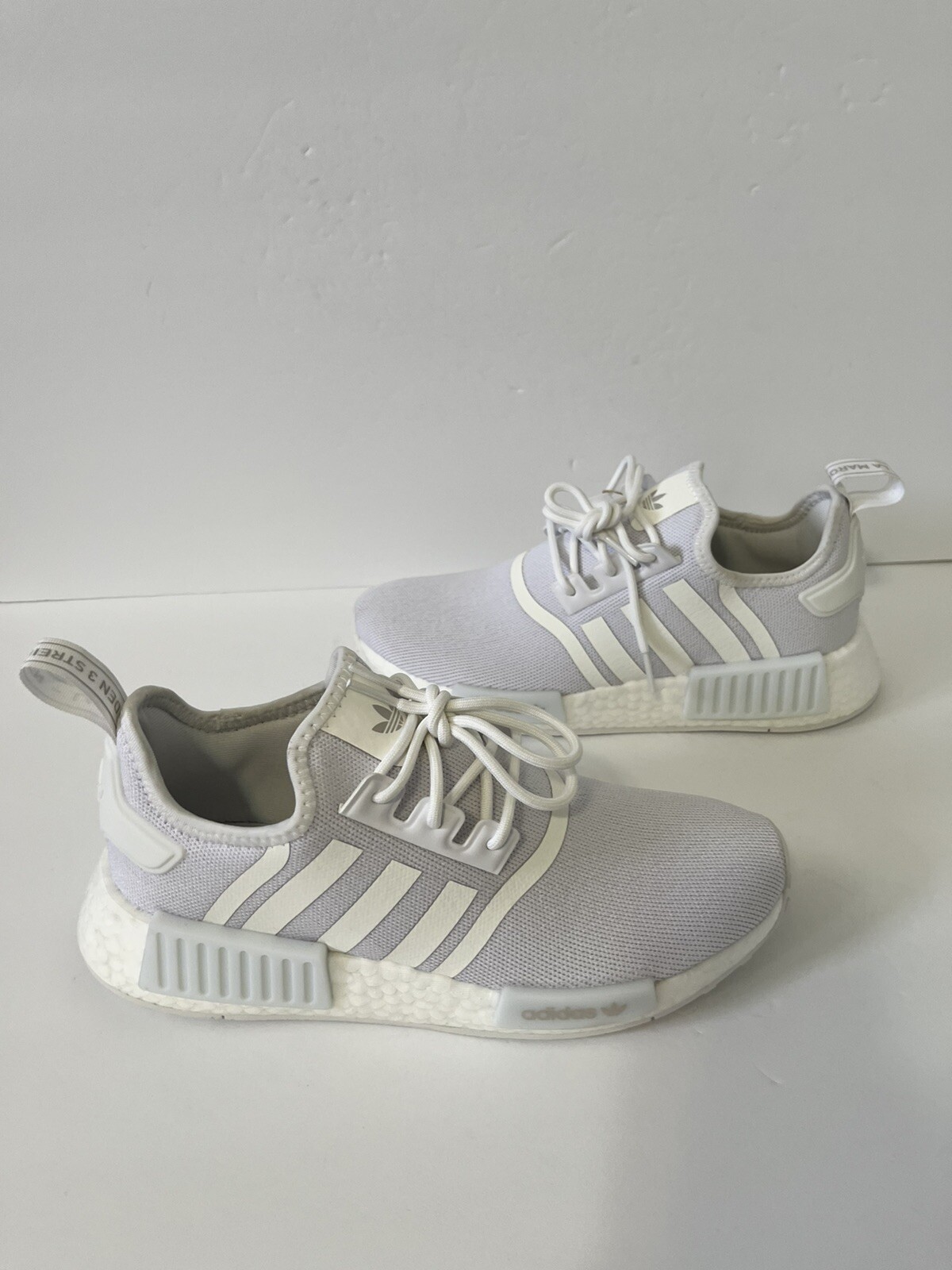 Adidas Originals NMD_R1 Triple Cloud White Parley Sz 7Y/W8.5 H02334 ...