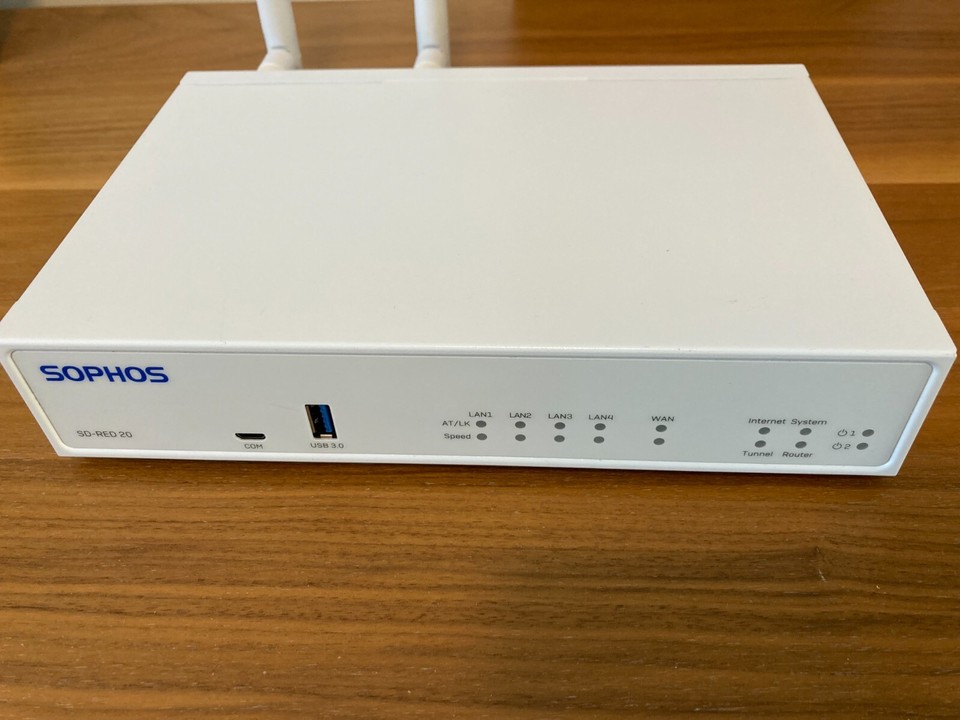 Sophos SD-RED 20 Rev.1 + WIFI Appliance weiß 256 Bit AES LAN/WAN/USB ...