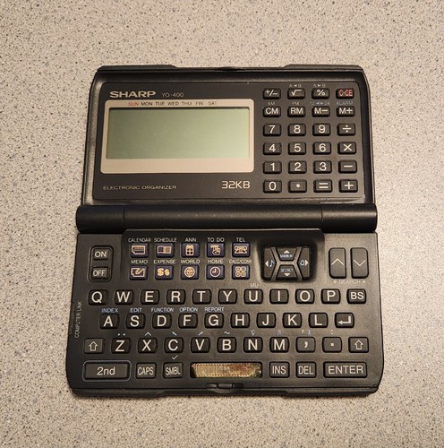 Sharp YO-400 Personal Electronic Organizer Vintage For Parts or Repair ...