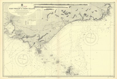 1900-Now - Vintage British Admiralty Nautical Chart Map - 2