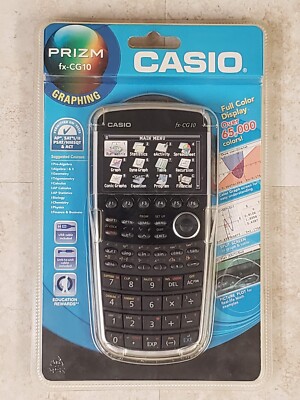 Casio Prizm fx-CG10 New Black Handheld Graphing Calculator | eBay