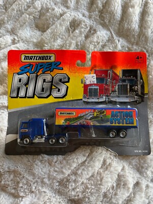1995 Matchbox Super Rigs Matchbox Action System NEW DAMAGED PACKAGE | eBay
