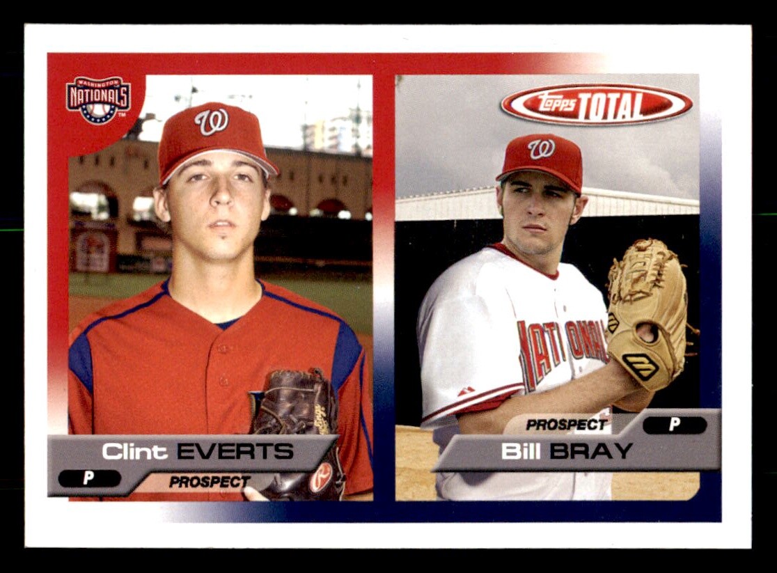 2005 Topps Total #692 Clint Everts / Bill Bray Washington Nationals | eBay