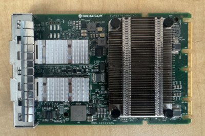 Dell / Broadcom Dual Port 25GbE SFP28 NIC OCP 3.0 KHCTP ...