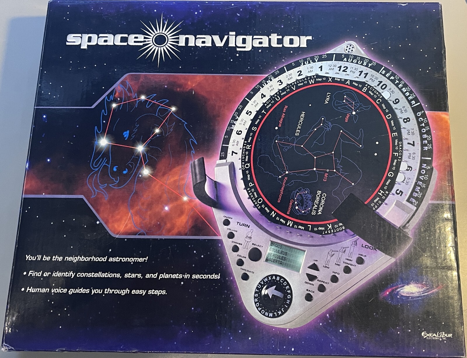 Space Navigator Excalibur Electronics Astronomy Chart Star Finder Model ...