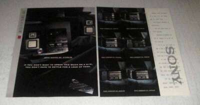 1986 Sony Hi-Fi Ad - Compact 87, 76, 74, 48, 28, 27 | eBay