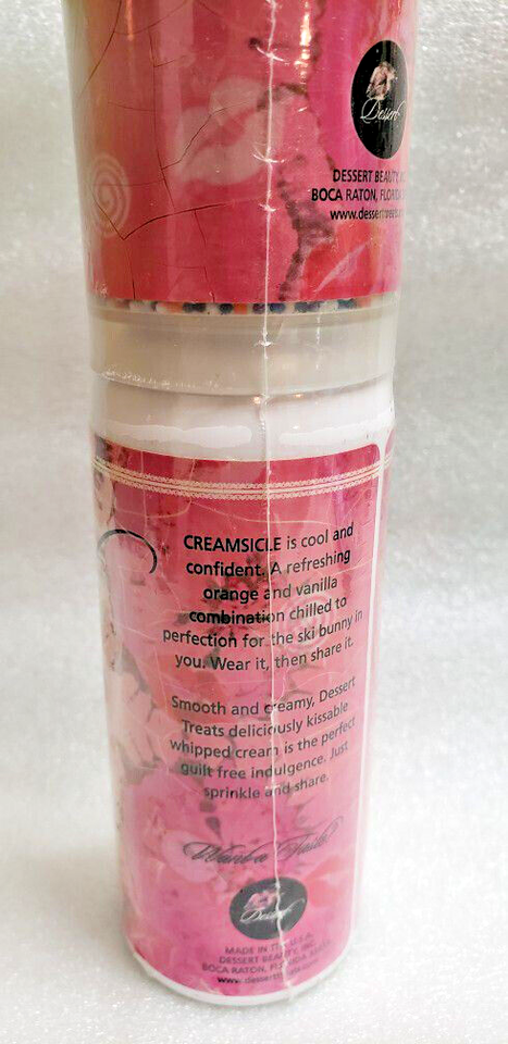 New Jessica Simpson Dessert Treats Creamsicle Kissable Whipped Cream ...