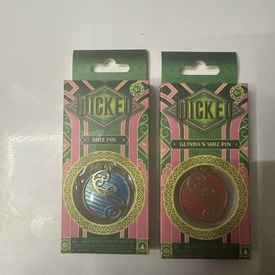 2024 Wicked Movie Glinda And Shiz University Pin Set of 2 New In Box ...