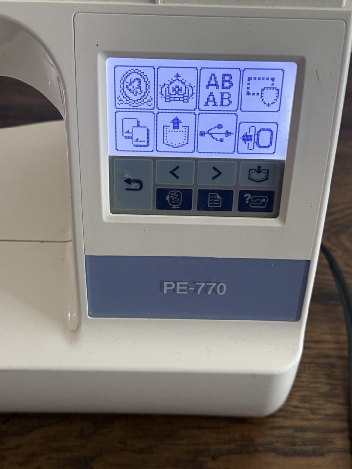 Brother Embroidery Machine PE770 - USED - WORKING!! | eBay