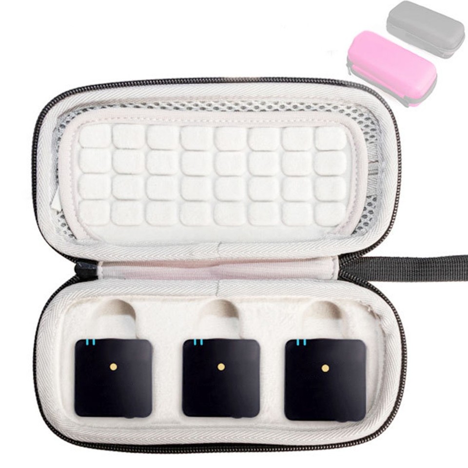 Wireless Mic Carrying Case Microphone Bag EVA Protective Hard Cover ...