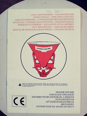 Manuals & Books - Fertilizer Spreader