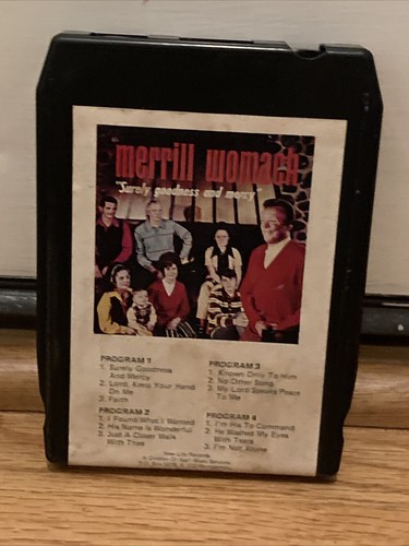 MERRILL WOMACH: Surely Goodness and Mercy 8 Track Tape | eBay