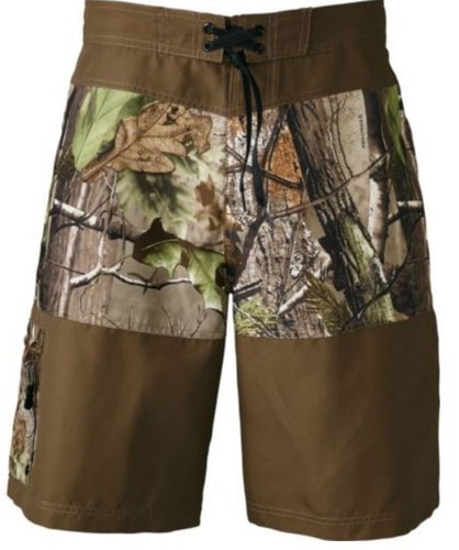 NEW Men's RealTree APG Bay Rapids Camo BoardShorts Surf Swim Water ...