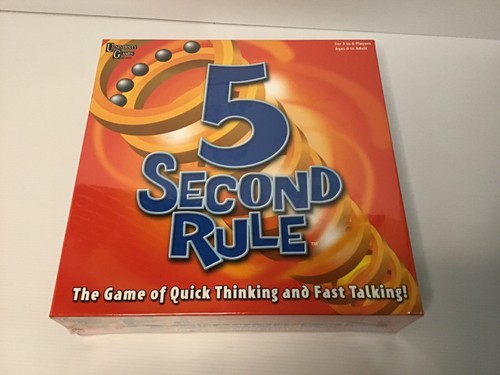 5 SECOND RULE Board Game Brand New in Box | eBay Australia