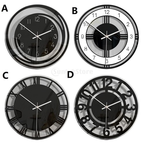 Wall Clock 11 inch Decorative Creative Fashionable Acrylic Wall Clock ...