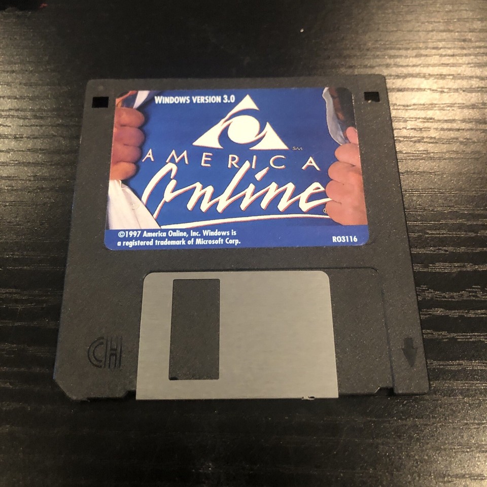 Vintage America Online AOL Floppy Disc Version 3.0 Disk Sealed Rare | eBay