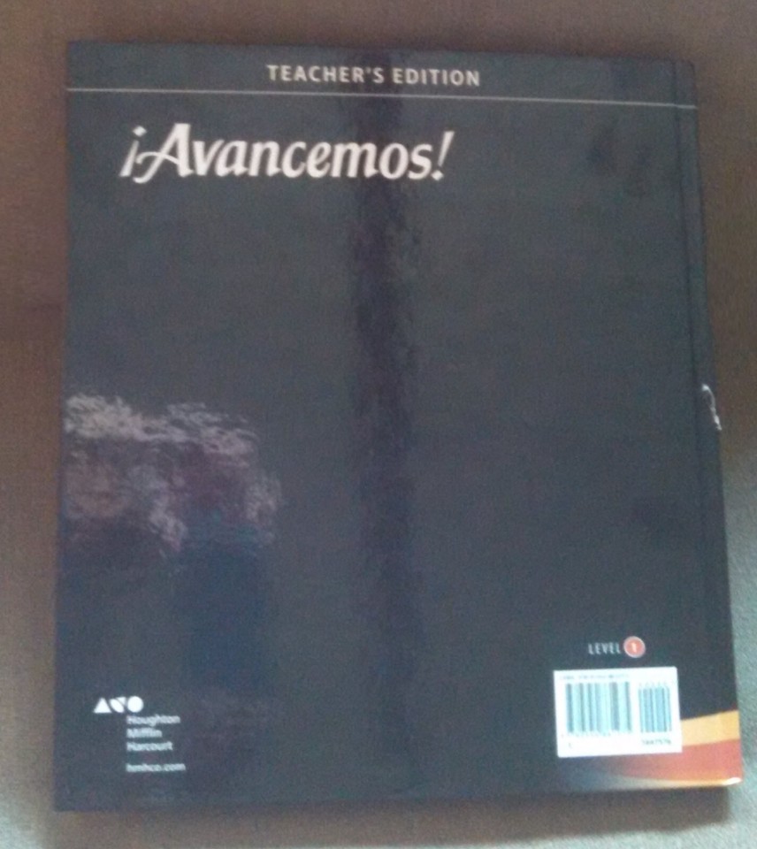 Avancemos! Spanish 1 Teacher's Edition Hardcover 9780544861275 | eBay
