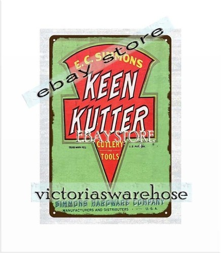 cutlery knives cutting tools Fork tin sign hardware carpenters | eBay