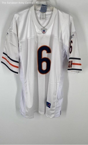 Reebok Mens White Chicago Bears Jay Cutler #6 Football-NFL Pullover ...
