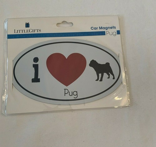I love my pug car magnet | eBay