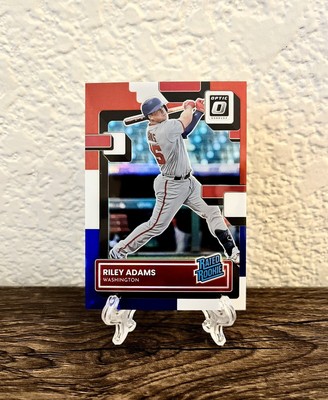 Riley Adams 2022 Panini Optic (Red White & Blue) /199 RC Rated Rookie 🔥 ...