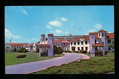 Fraternal Organization postcard Masons Masonic Temple Wichita, Kansas ...