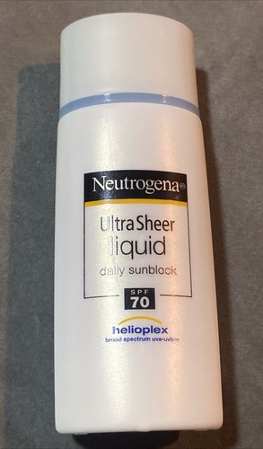 Neut. Ultra Sheer Liquid Daily Facial Sunscreen Broad Spectrum SPF 70 ...