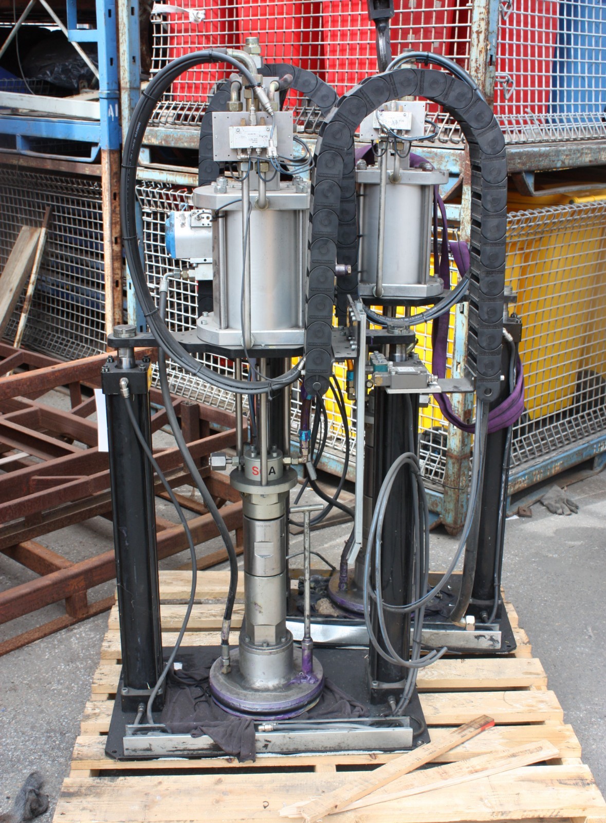 SCA Schucker Air Powered pump 20L Drum Unloader PPK57-20P8Z-E glue ...