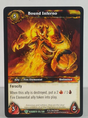 Bound Inferno - War of the Elements 172/220 - uncommon - World of ...
