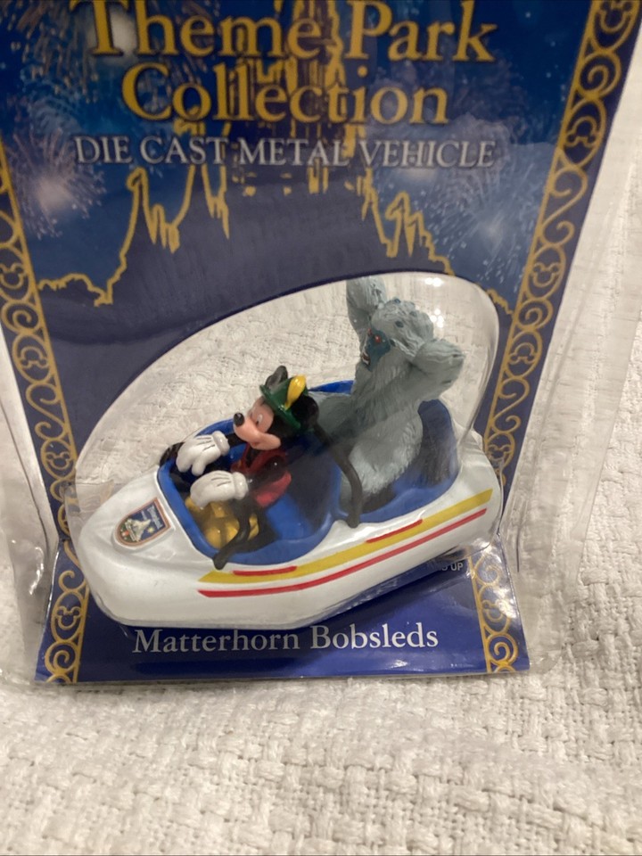 Disney Theme Park Collection Die Cast Metal Vehicle Matterhorn Bobsled ...