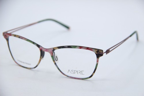 NEW ASPIRE AMAZING FLORAL RAINBOW AUTHENTIC DESIGNER EYEGLASSES 53-16 ...
