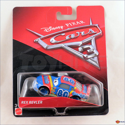 Disney Pixar Cars 3 - Rex Revler Gask-its #80 racer - Mattel diecast ...