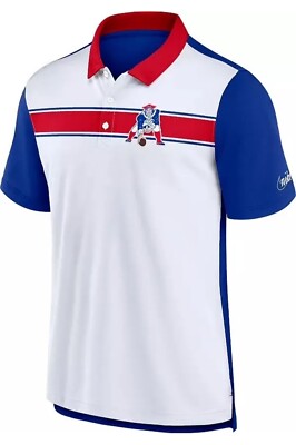 Nike New England Patriots Football Performance Polo Shirt Throwback ...