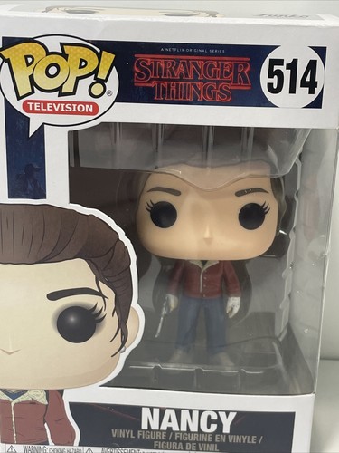 Funko Pop! Television: Stranger Things Nancy Wheeler (w/ Gun) #514 ...