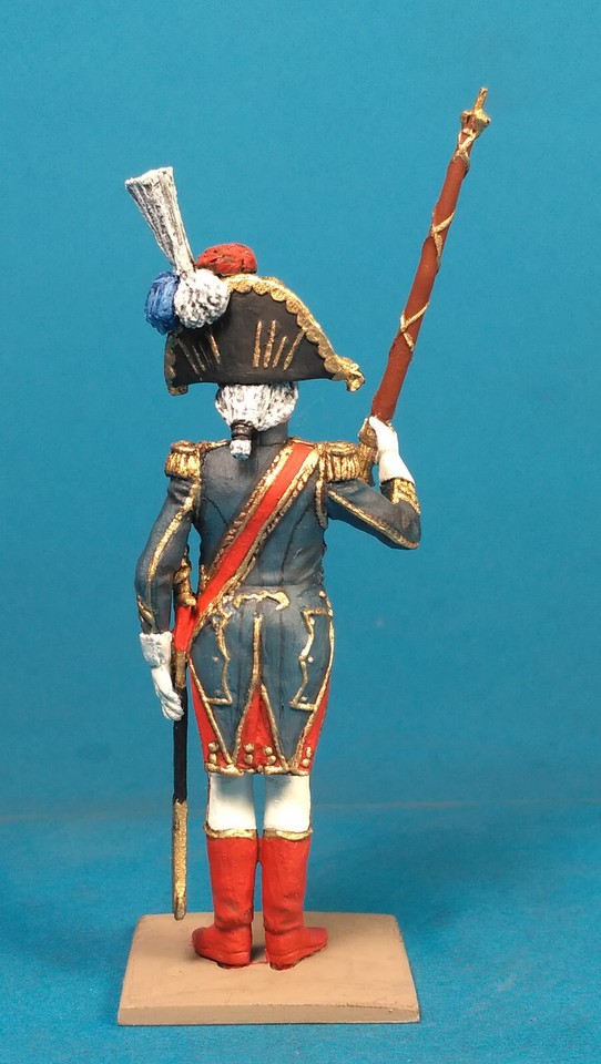 Unassembled French Imperial Guard, White Metal 60 mm Figure kit VID ...