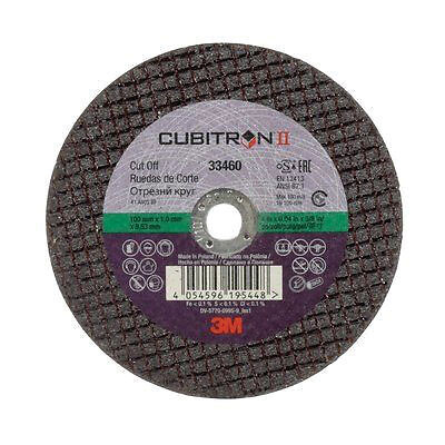 3M 33460 Cubitron II 3.937 in. Diameter 3/8 in. Center Hole Cut-Off ...