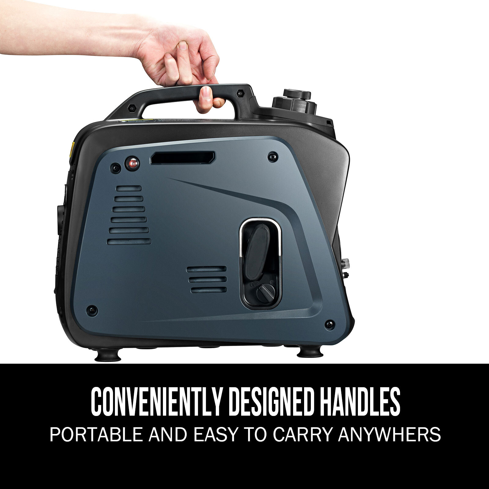 Gentrax Portable Inverter Generator 700W Generators Pure Sine Petrol ...