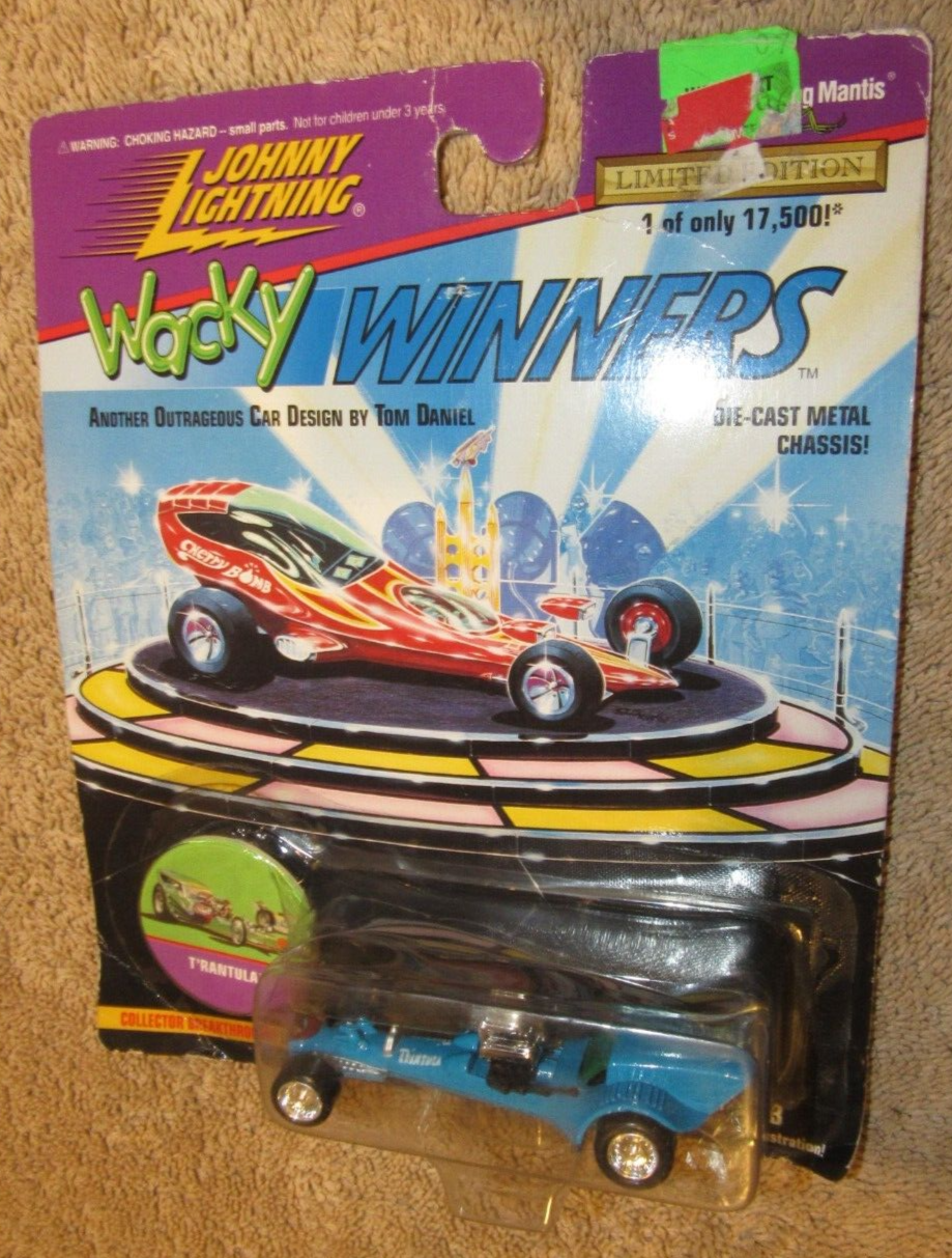 1996 Johnny Lightning Wacky Winners Tom Daniel T'Rantula Blue Dragster ...